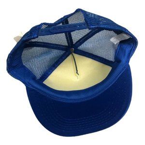 Unbranded | Accessories | Vtg Blue Mesh Truck Hat Deadstock 8s | Poshmark